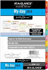 Amazon.com : AT-A-GLANCE 2024 Daily & Monthly Planner Refill, 5-1/2" x ...