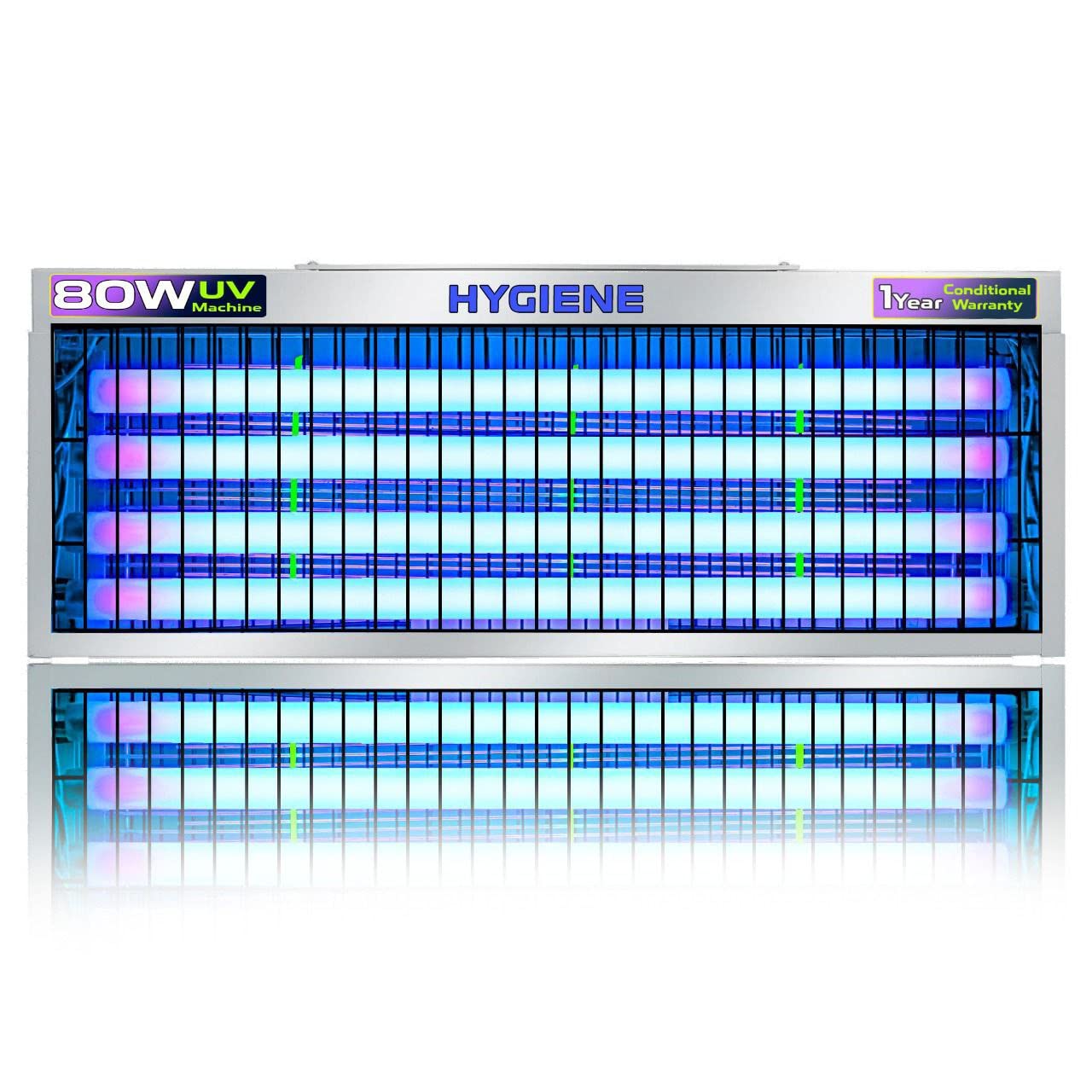 Hygiene 80W Hyper Flying Insect Killer UV Tube Catcher Zapper Repellent ...