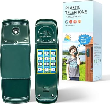 Amazon.com: HAPPYPIE Toy Phone for Kids Swing Set Phone Pretend Phones ...