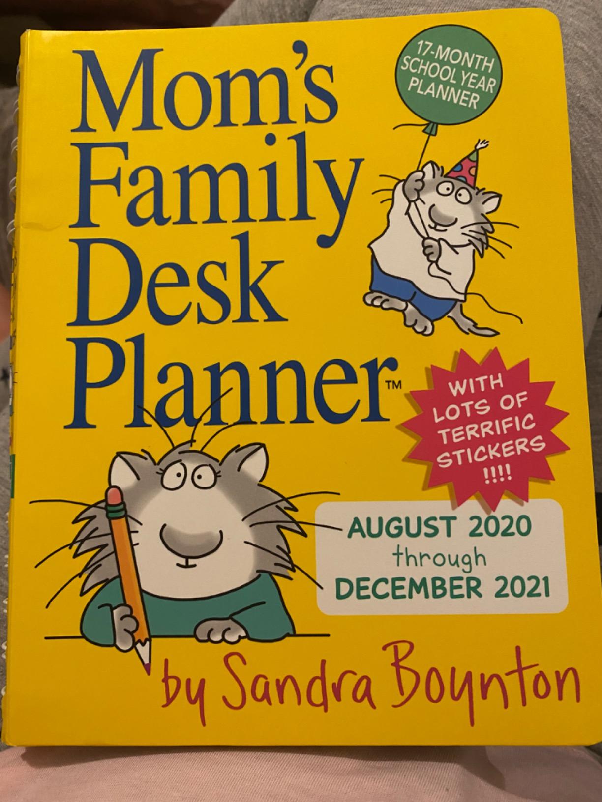 2021 Moms Family Desk Planner: Amazon.co.uk: Boynton, Sandra ...