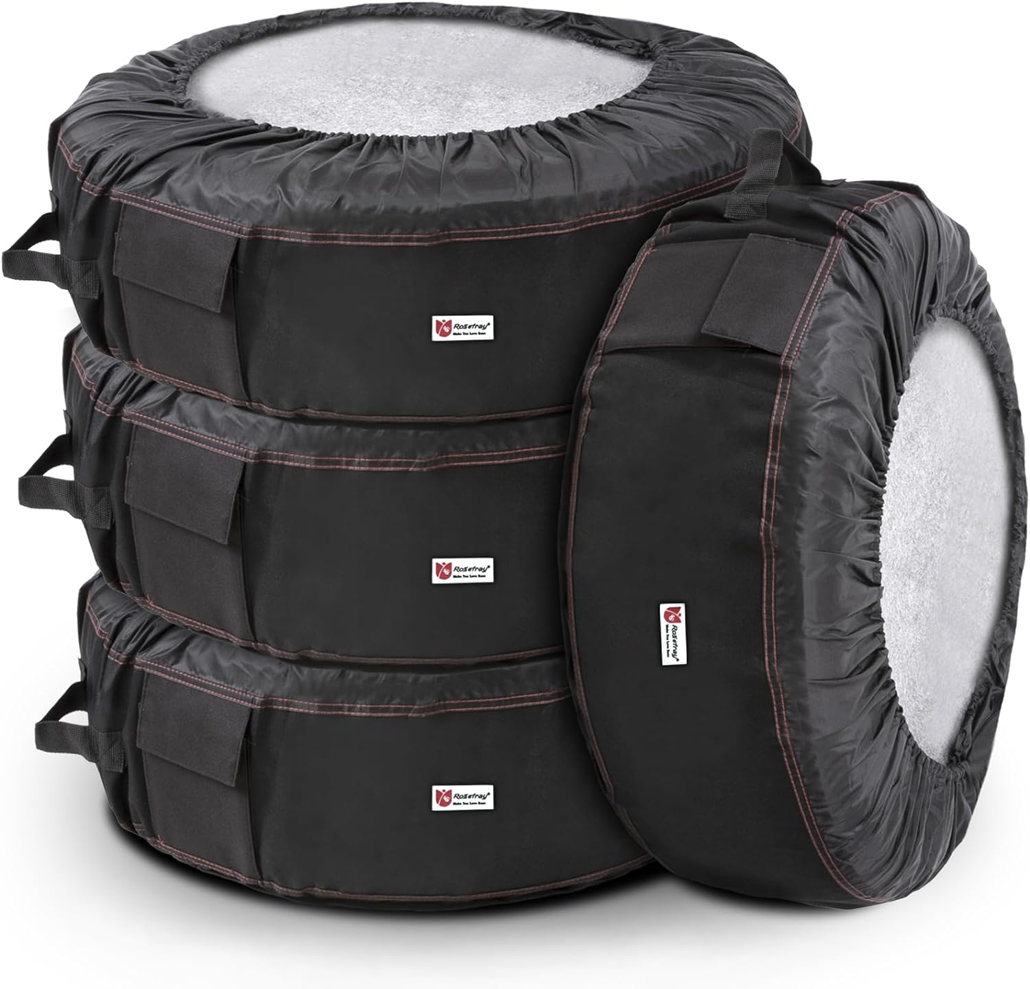 Rosefray Seasonal Tire Totes, Spare Tire Cover, Portable Winter Wheel ...