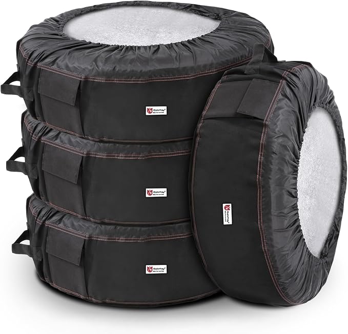 Rosefray Seasonal Tire Totes - Portable, Protective Wheel Covers