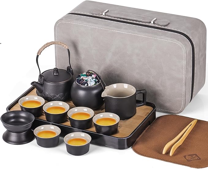Amazon.com | Gongfu Tea Set,Chinese Tea Set,Ceramic Tea Set, Tea Pot ...