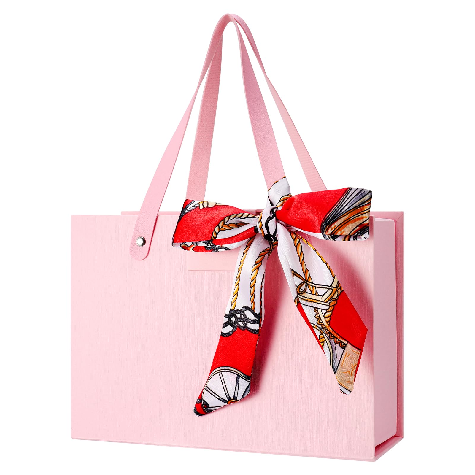 Meng Jiaran Pink Gift Boxs for Presents with Lids &Handles 9.8 * 7 * 3 ...