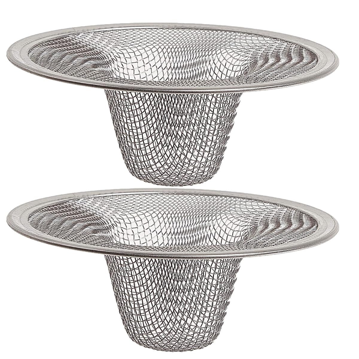 Rocky Mountain Goods Sink and Tub Drain Mesh Strainer 2 3/4” (Pack of 2 ...