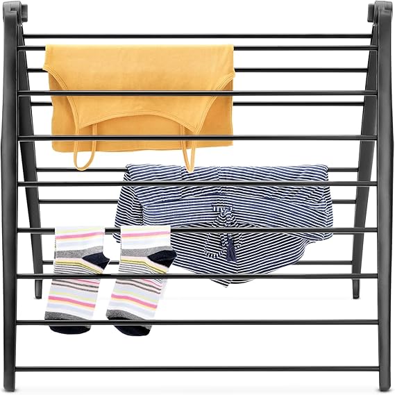 Amazon.com: Whitmor Spacemaker Folding Drying Rack, Indoor Clothes ...