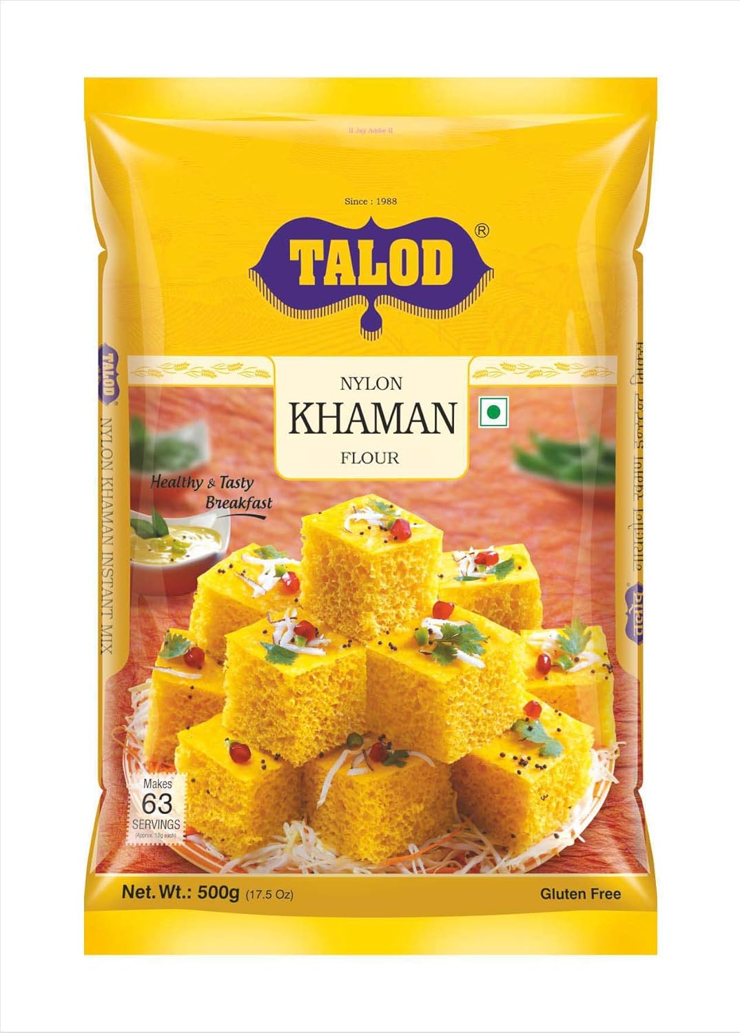 Amazon.com: Talod Instant Khaman Mix Flour - Ready to Cook Nylon Khaman ...