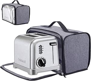 Amazon.com: Toaster Cover with Base for 2 Slice Wide Slot, Dust Covers ...