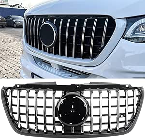 Amazon.com: W907 Front Bumper Grille Upper, For 2018 2019 2020 2021 2022 2023 Mercedes Sprinter ...