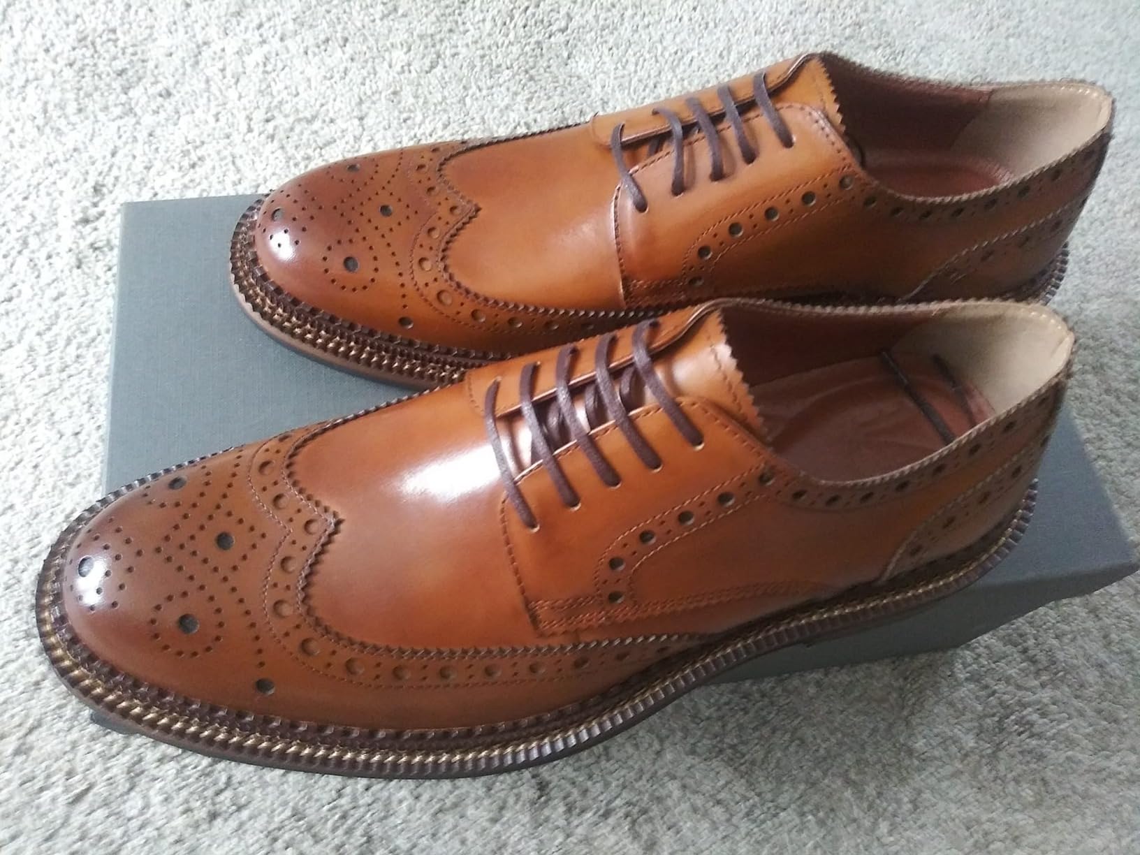 Amazon.com | Vintage Foundry 14 Mens Ivan Oxford, Round Dress Shoe ...