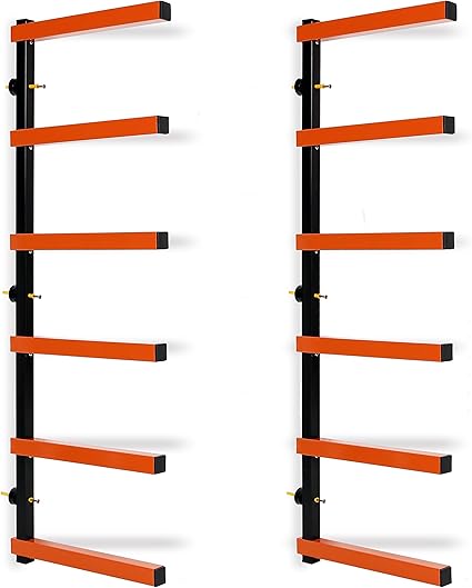 Amazon.com: ECOTRIC Lumber Rack Wall Mount Wood Organizer Lumber ...