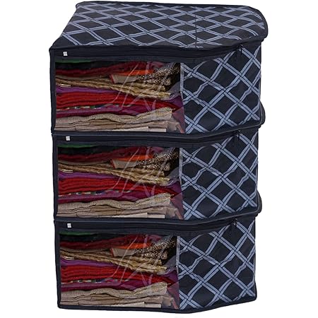 Kuber Industries Non Woven Blouse Cover Bag|Cloth Organizer|Clothes ...