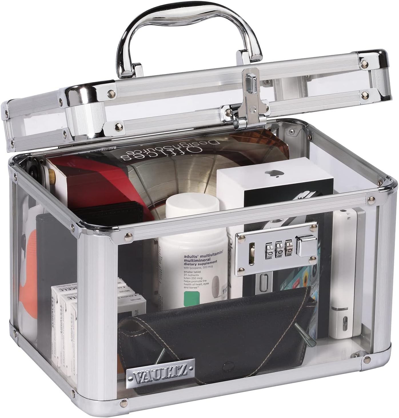 Amazon.com : Vaultz Combination Lock Box - Pack of 1-10 x 7.25 x 7.75 ...