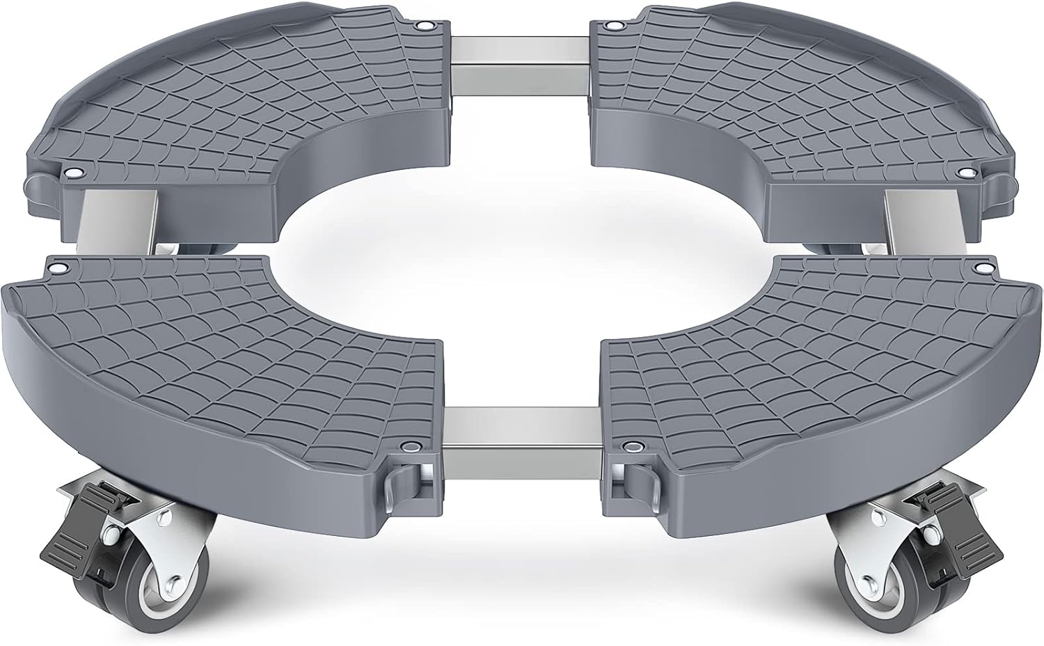 Yeabett Plant Caddy With Wheels, Heavy Duty Trolley 38-56 cm Adjustable ...