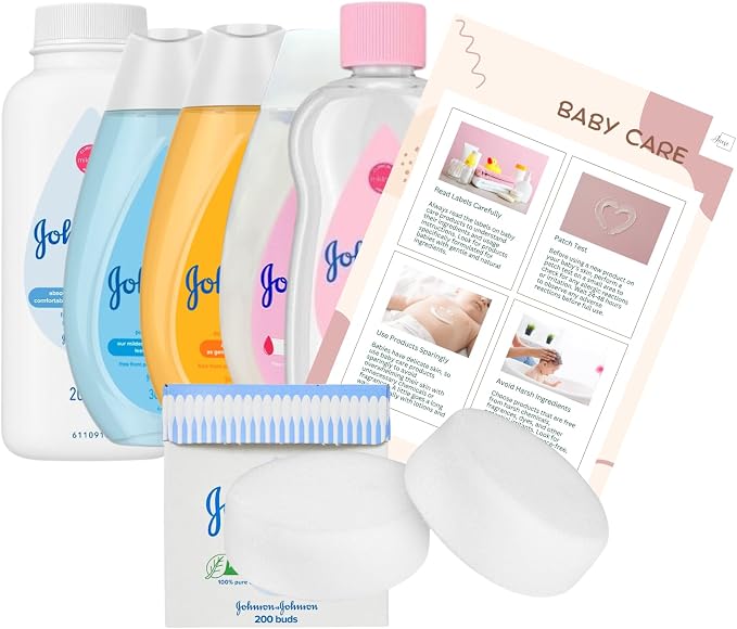 Baby Bath Bundle Set – Includes Bath Wash, Shampoo & Lotion (300ml Each ...