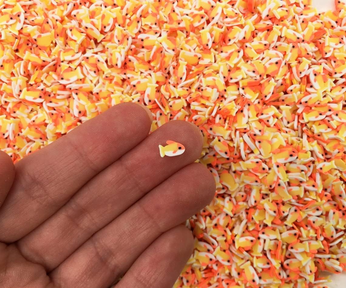 Amazon.com: Kawaii Gold Fish Polymer Clay Slices, Nail Art Slices, Faux ...