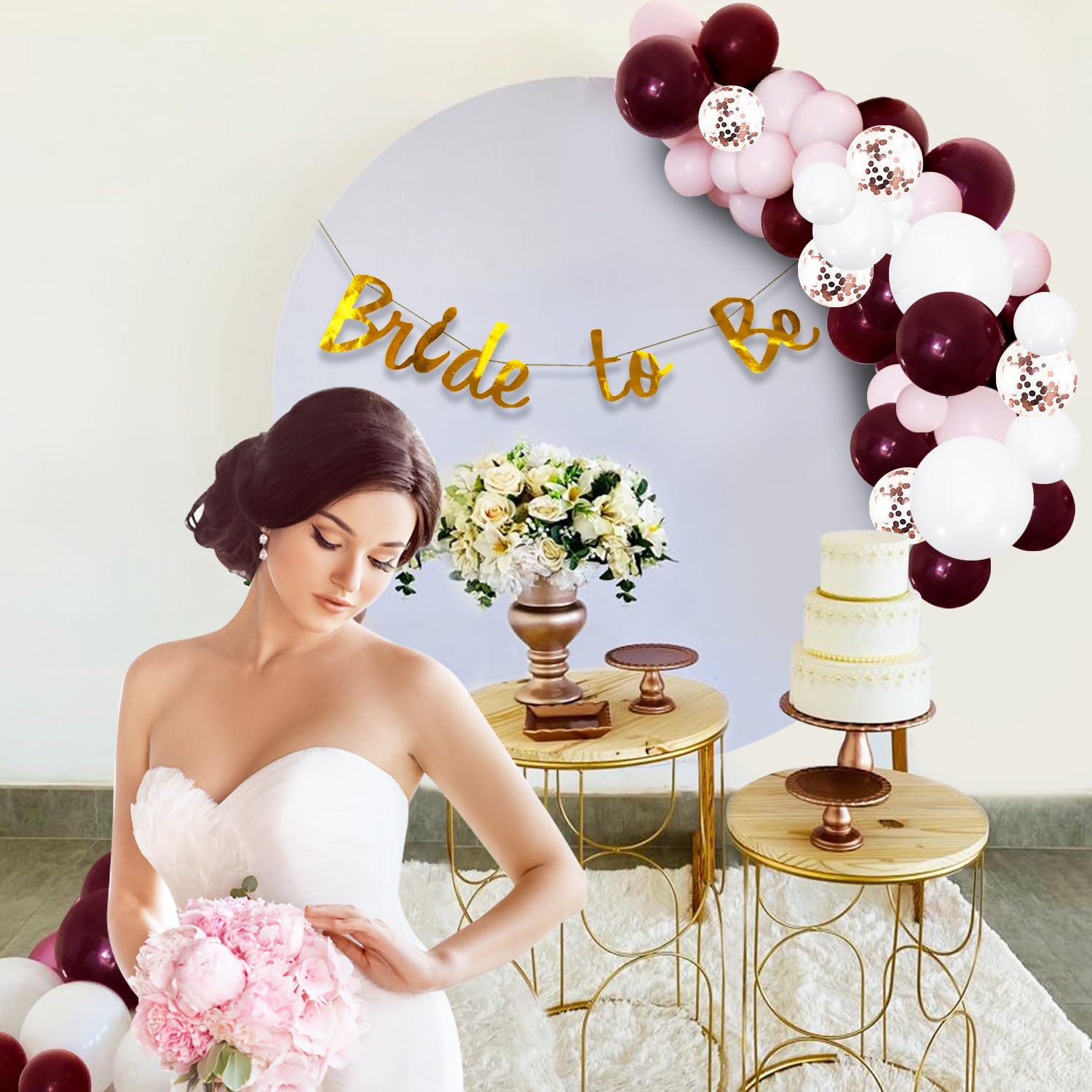 Party Propz Bride To Be Decoration Set Combo - 41 Pcs Bachelorette ...