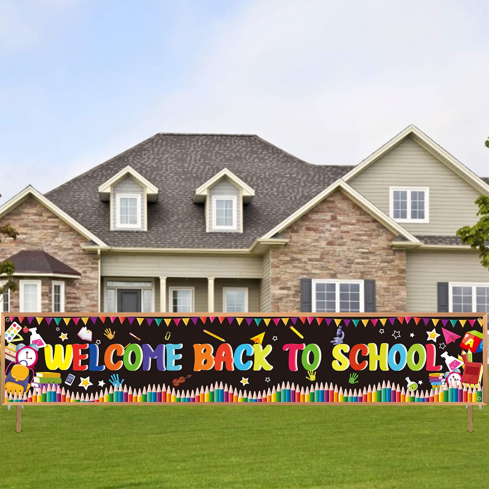 Aoloa Welcome Back To School Banner Back To School Decorations ...