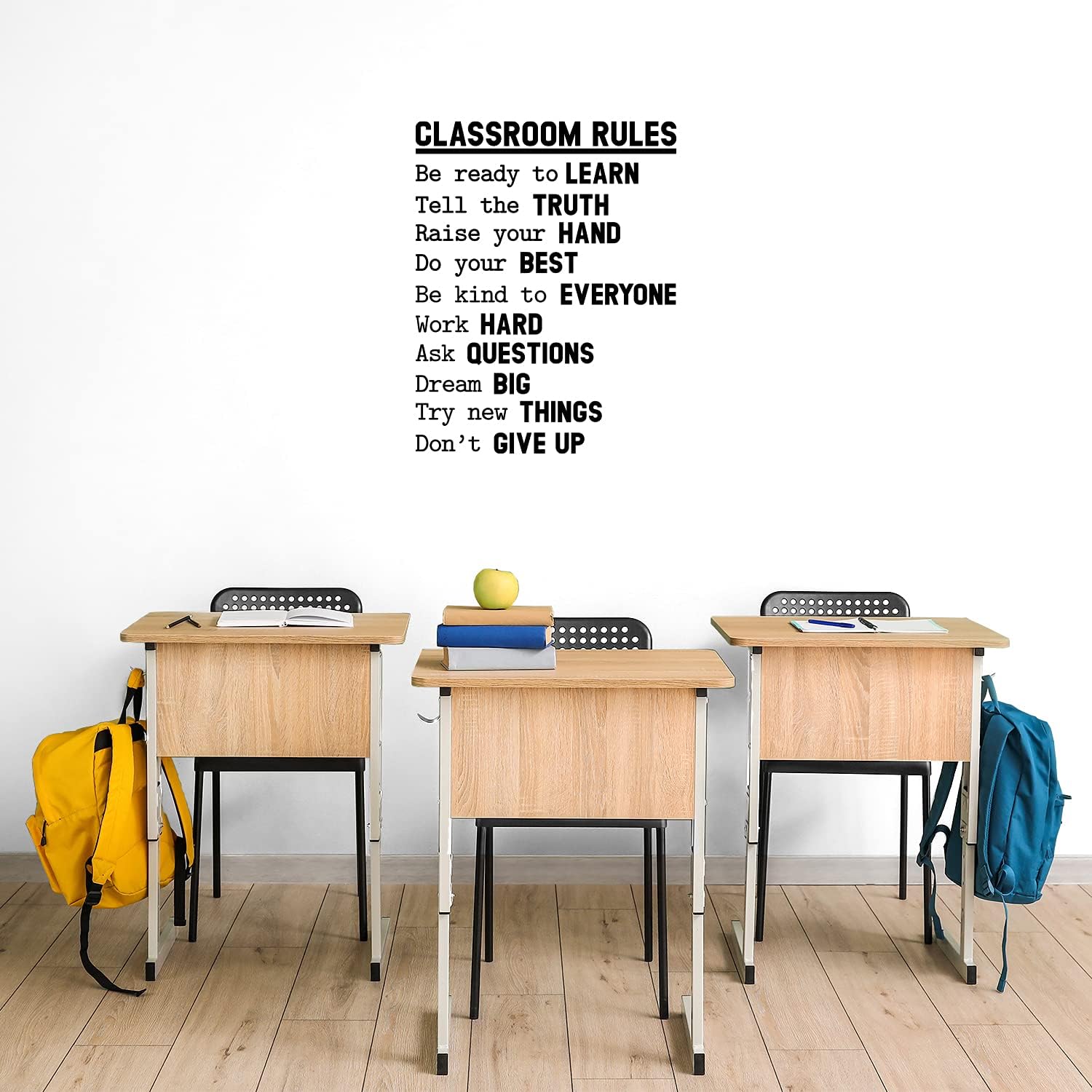 Amazon.com: One Rule Classroom Inspirational Lettering Art Quotes 20" x ...