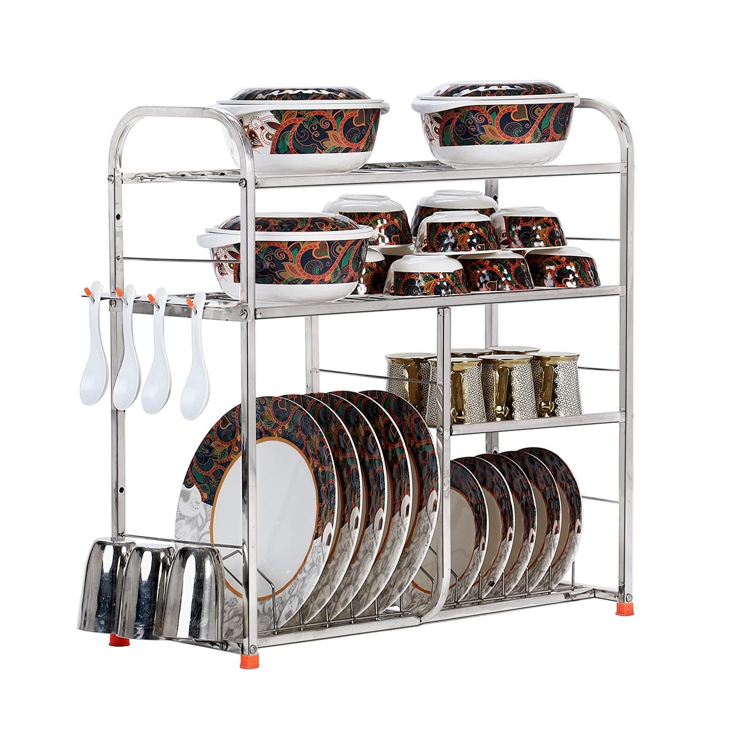 Stainless Steel Wall Mount Kitchen Dish Rack/Modular Kitchen Storage ...