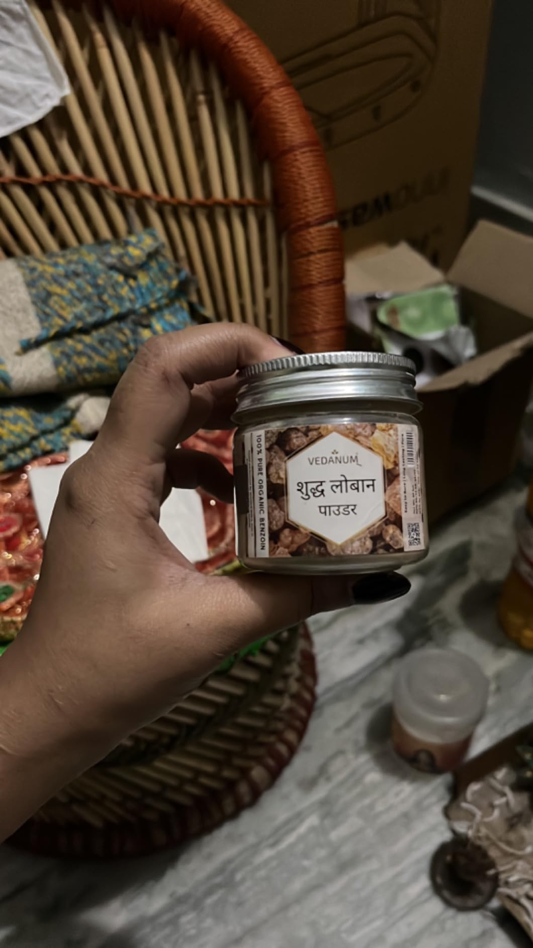 VEDANUM Premium Loban Powder for Pooja, Havan, Dhoop Dhuni, Incense ...