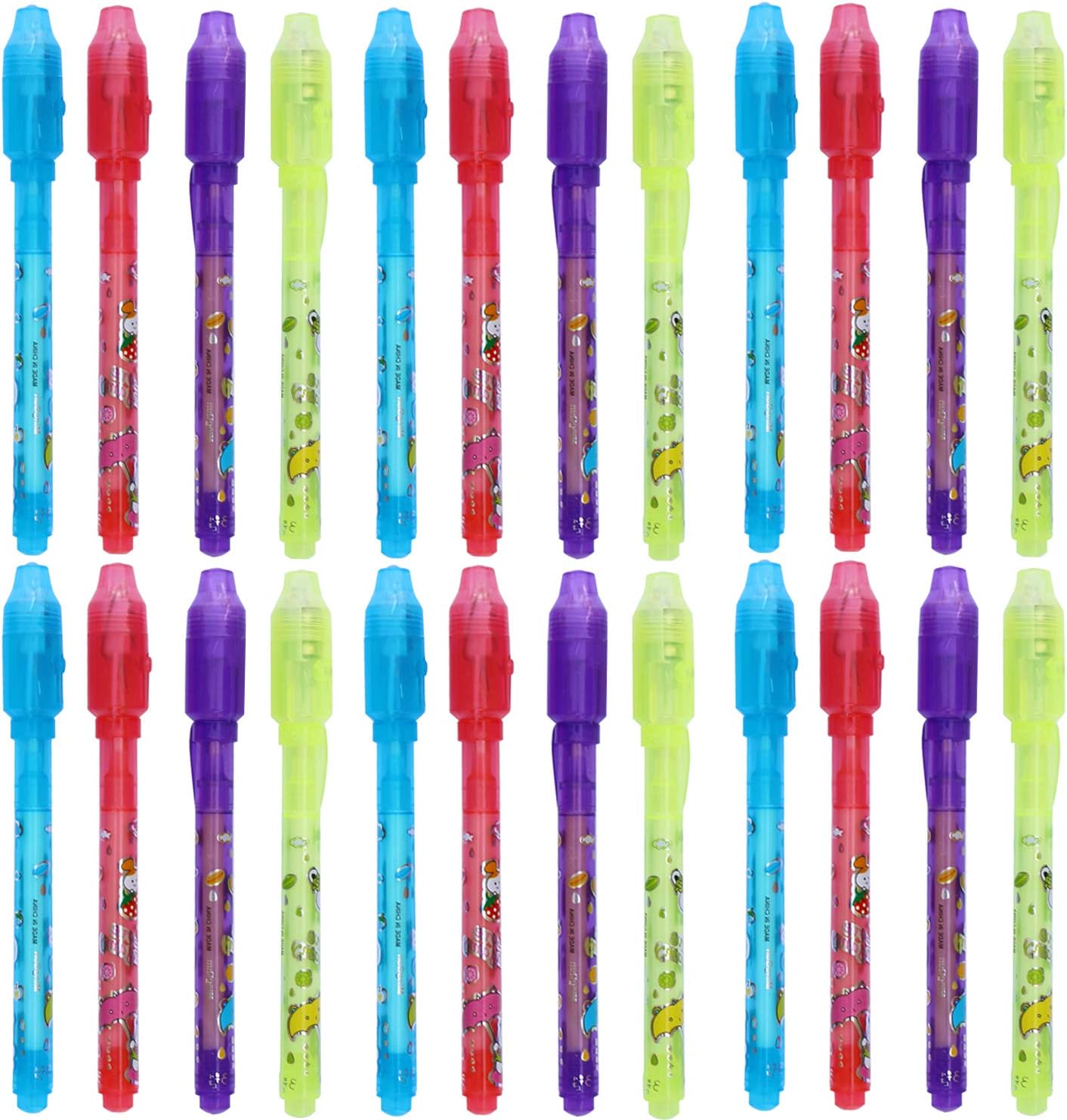Amazon.com: SCStyle Invisible Ink Pen 88Pcs with UV Light Magic Marker ...