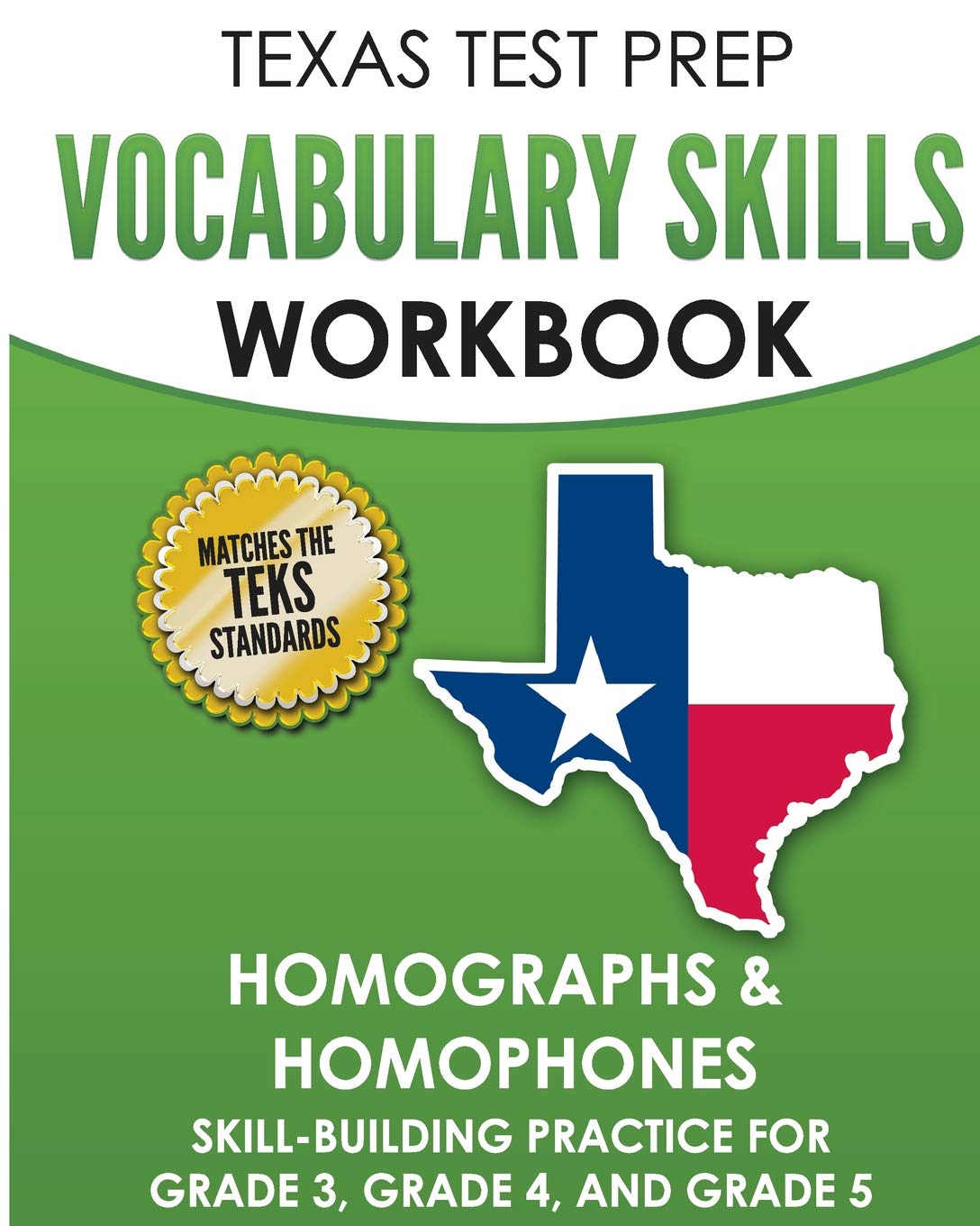 Buy TEXAS TEST PREP Vocabulary Skills Workbook graphs & phones: Skill ...