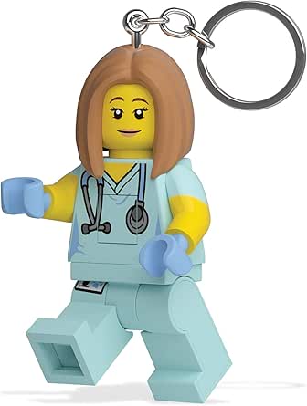 Amazon.com: LEGO Classic Nurse Keychain Light - 3 inch Tall Figure ...