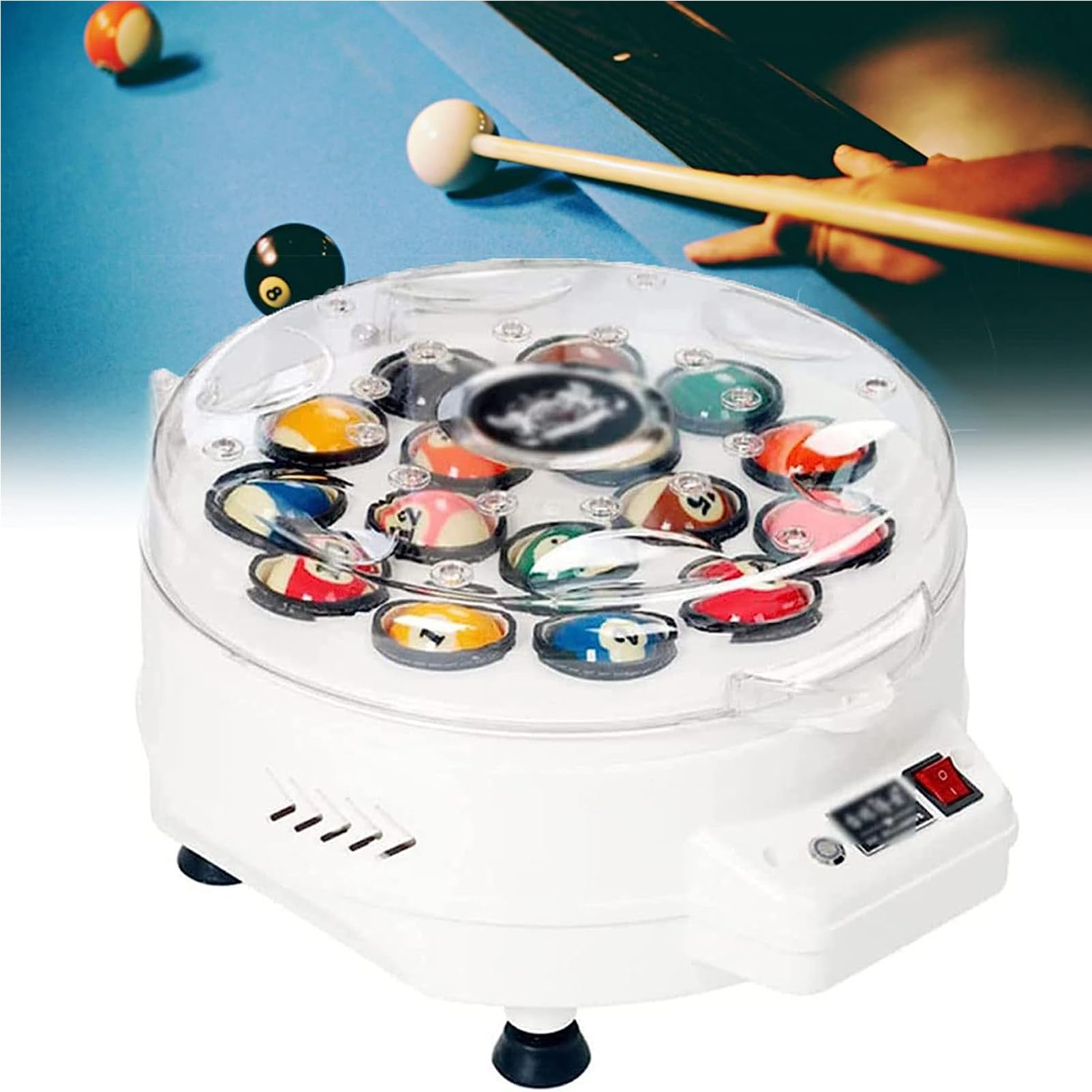 RayGenius Pool Ball Polisher,16balls 2 In 1 Cleaning Machine ...