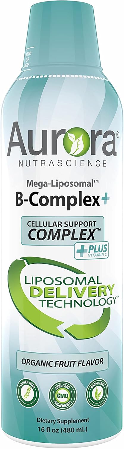 Amazon.com: Aurora Nutrascience, Mega-Liposomal B-Complex + Vitamin C, Gluten Free, Non-GMO ...