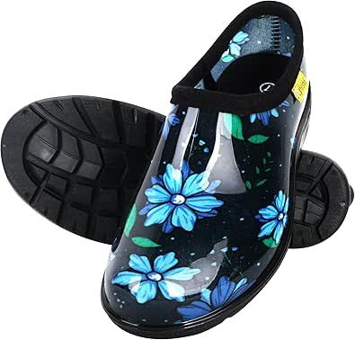 Amazon.com | Kprm Flat Garden Shoes for Women Waterproof Slip-On Womens ...