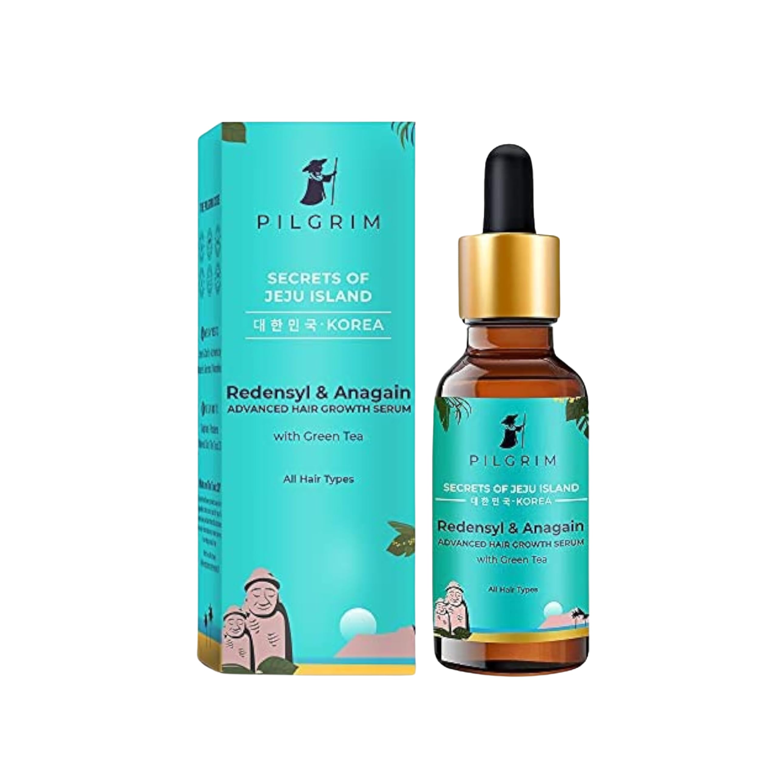 Amazon.com : Pilgrim Advanced Hair Growth Serum | with 3% Redensyl + 4% ...