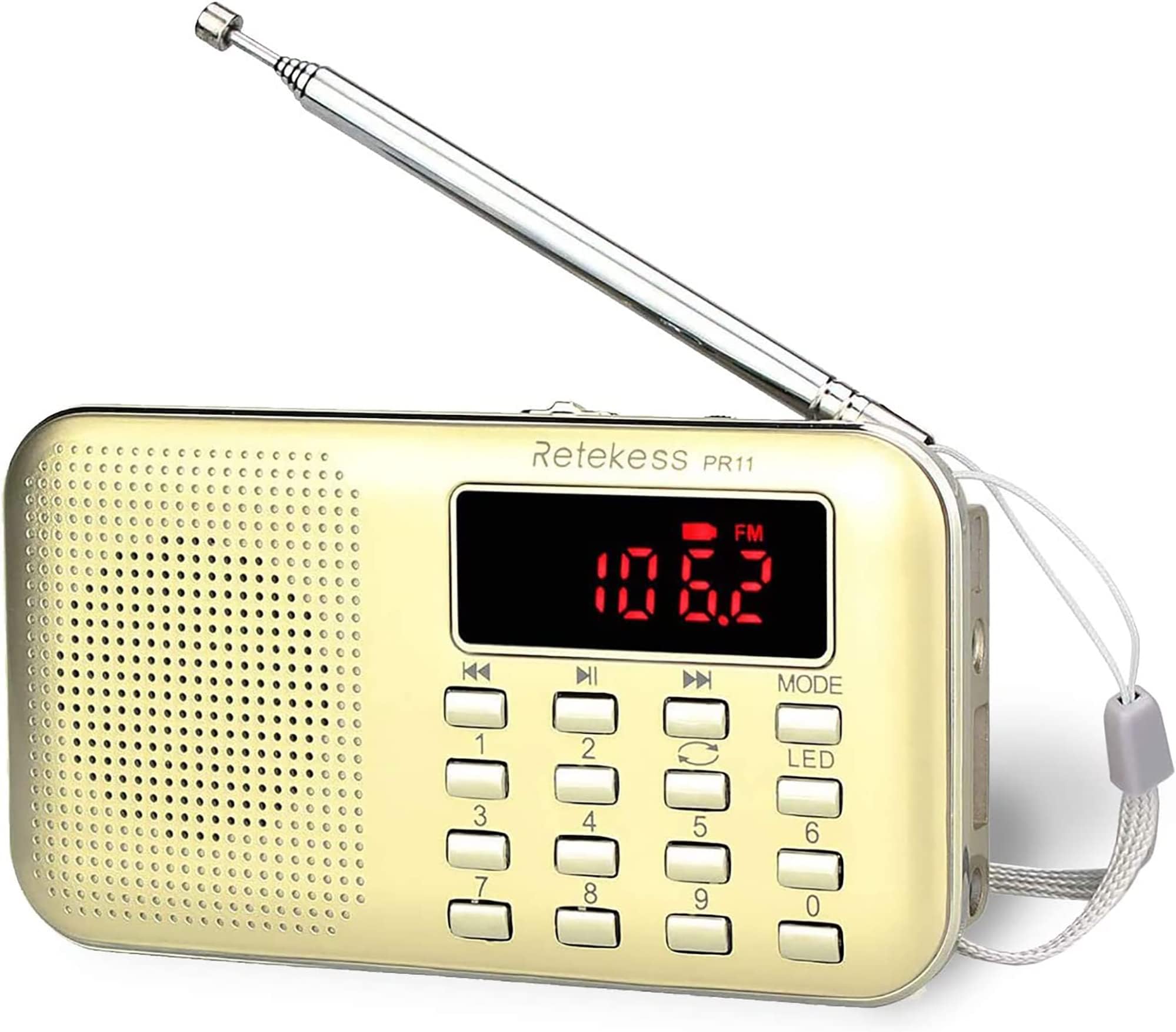 Retekess PR11 Am Fm Radio Portable Rechargeable Transistor Radios Small ...