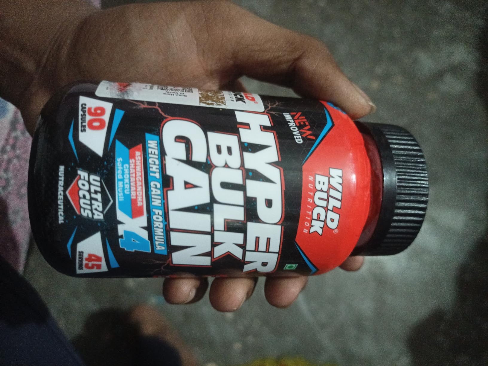 Wild Buck Hyper Bulk Gain Mass & Weight Gainer Capsule for Fast Weight ...