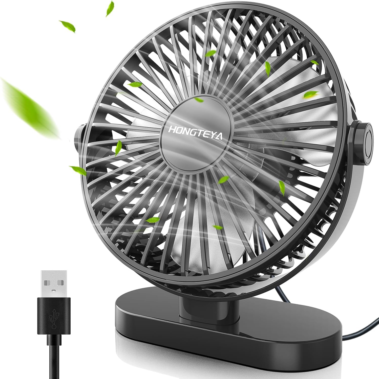 Copper Metal USB Retro Vintage Bronze Office Desk Fan 6" - PC, Laptop ...