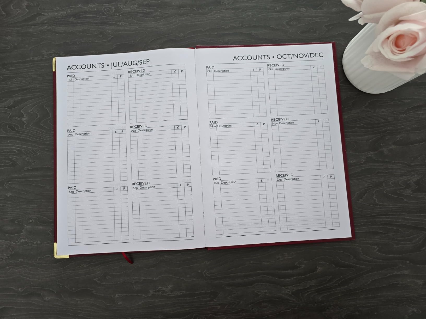 G4GADGET 2025 A5 Week To View Black Diary Week On Two Pages Weekly ...