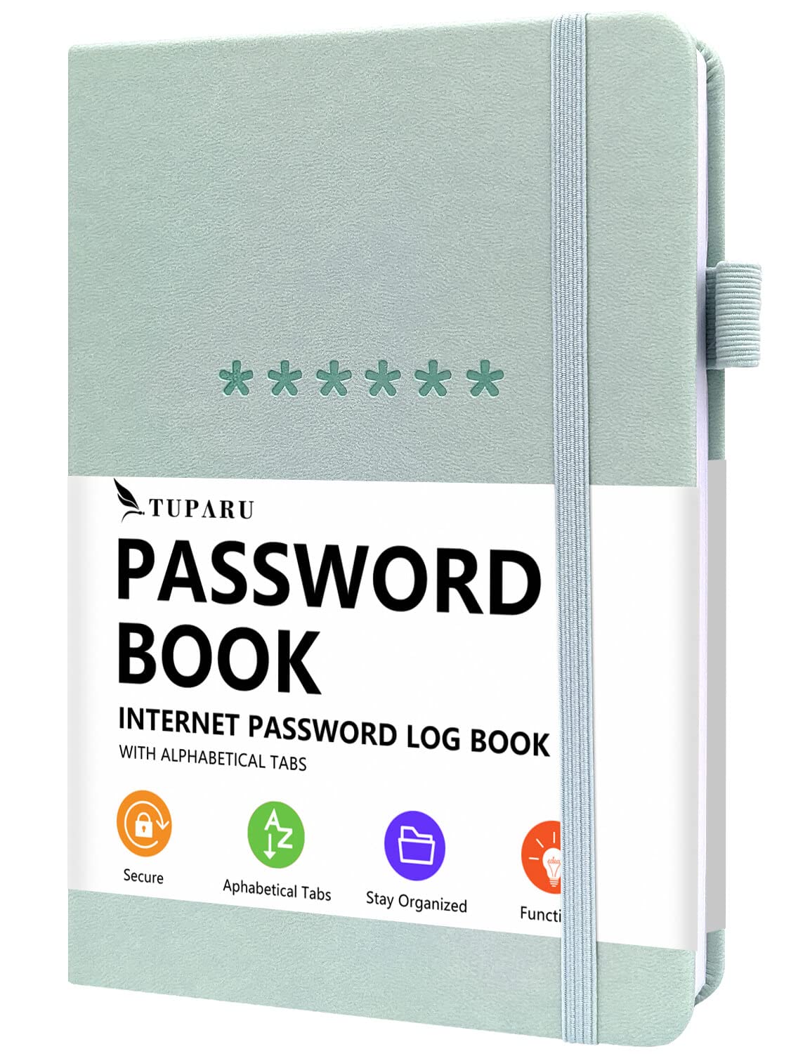 Amazon.com : TUPARU Password Book with Alphabetical Tabs – Hardcover ...