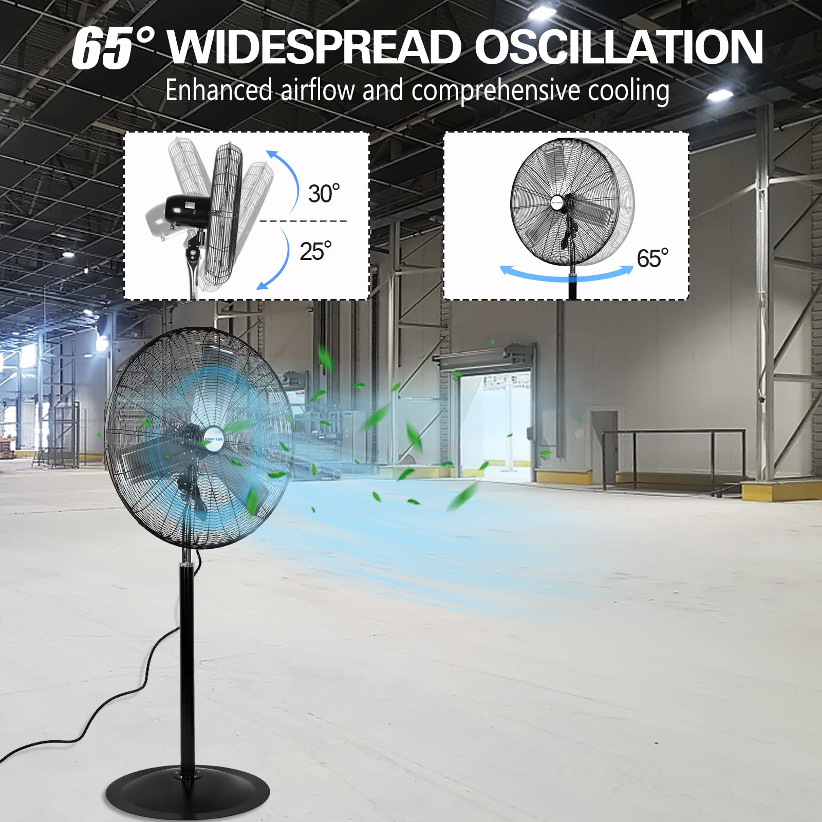 Snapklik.com : BILT HARD 6450 CFM 24" High Velocity Pedestal ...
