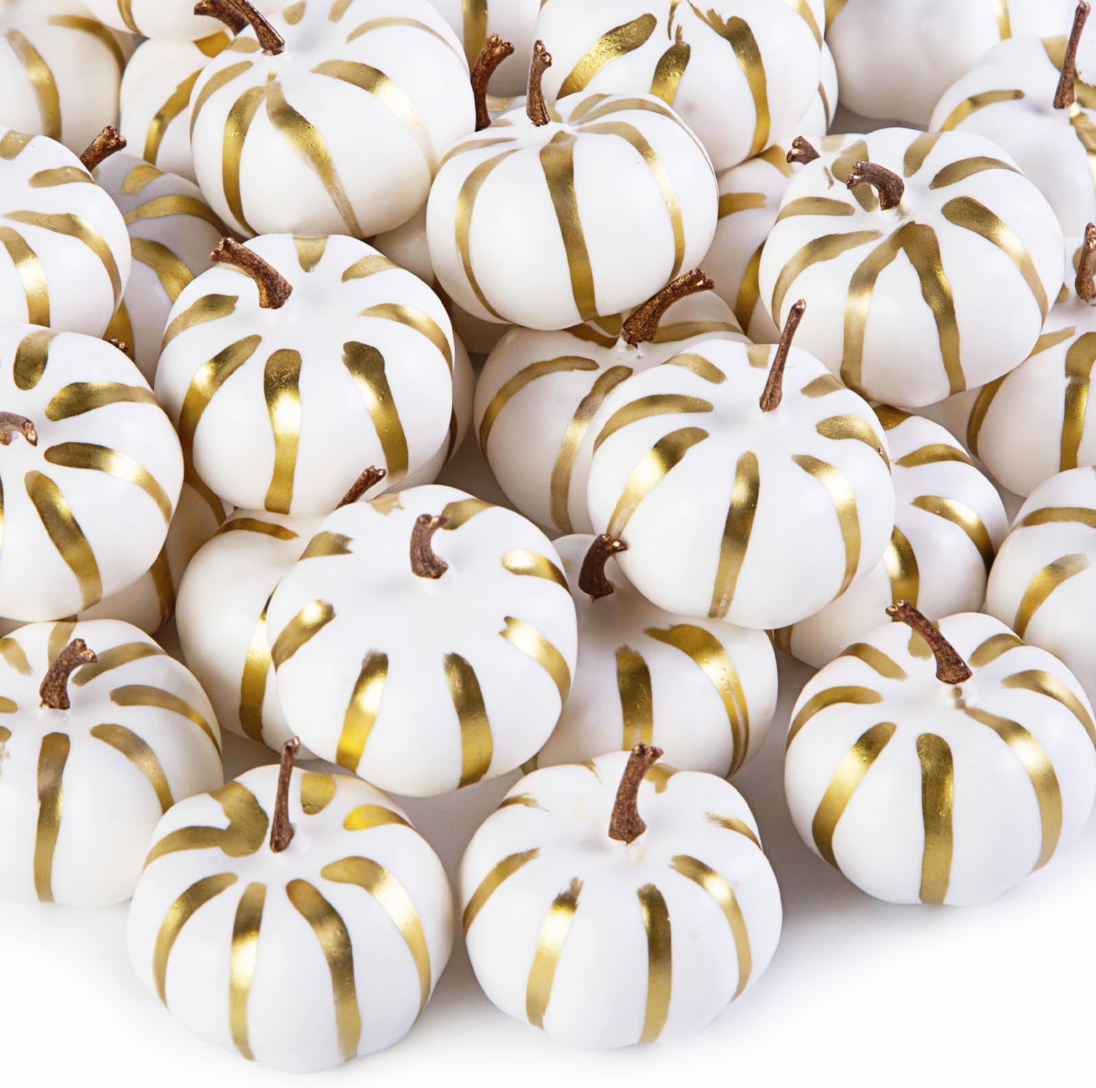 Amazon.com: BESTOYARD 12 Pcs Artificial Foam Pumpkins Small ...