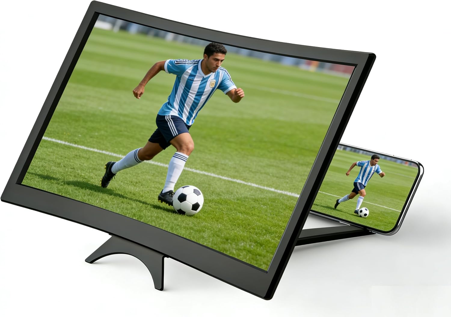 Amazon.com: Screen Magnifier for Cell Phone, 12" Curved Magnifying ...