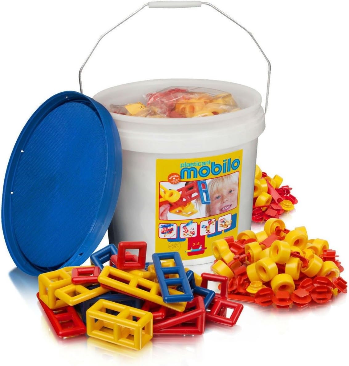 Mobilo Large Bucket 234 Piece : Amazon.com.au: Toys & Games