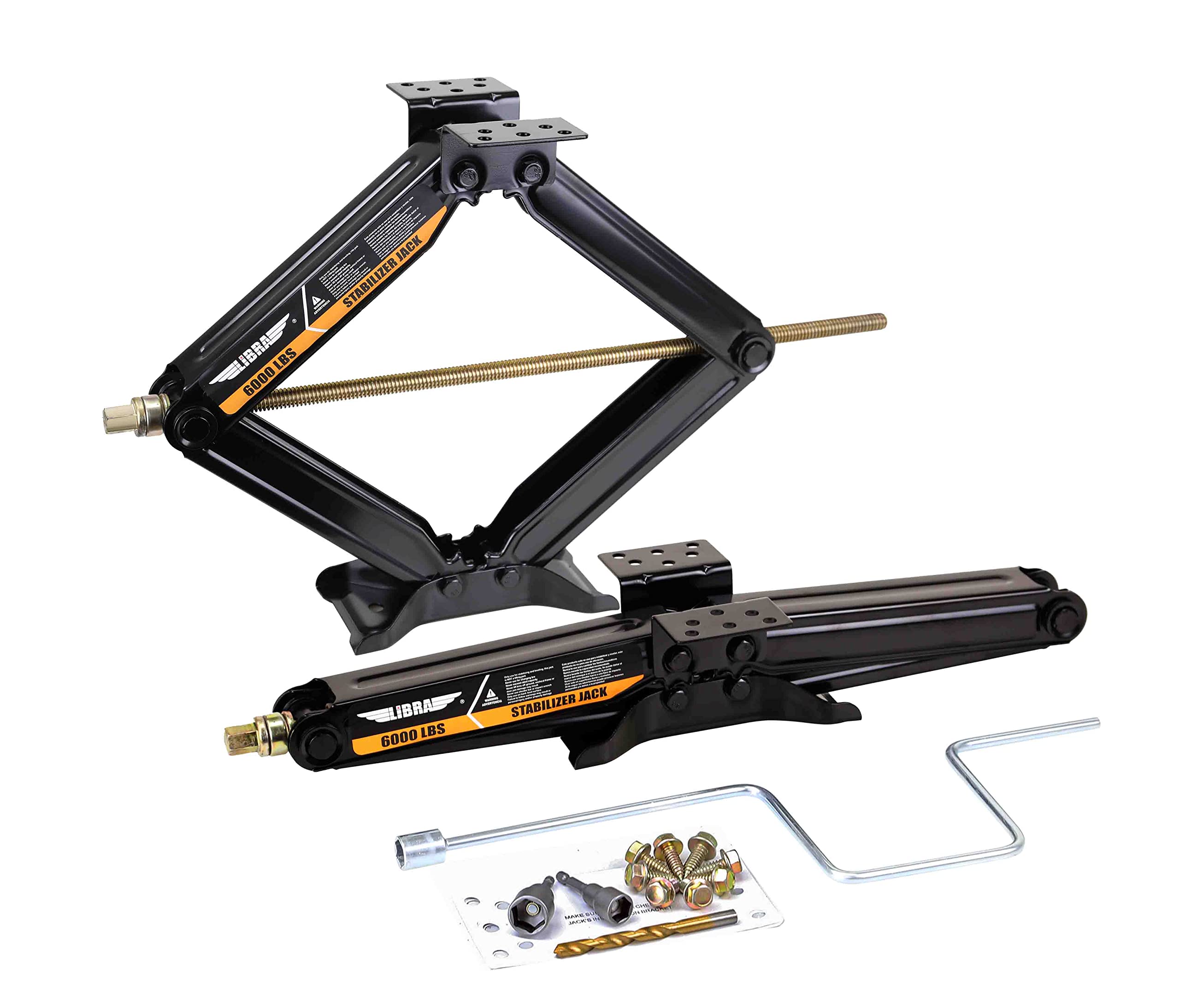 Snapklik.com : 6000 Lbs 24" RV Trailer Camper Stabilizer Leveling ...