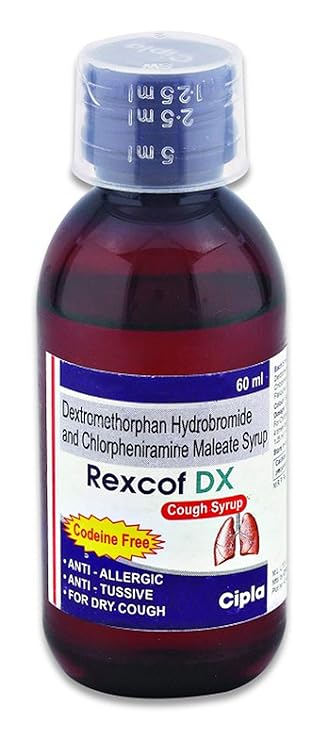 Rexcof DX - Bottle of 60ml Cough Syrup : Amazon.in: Health & Personal Care