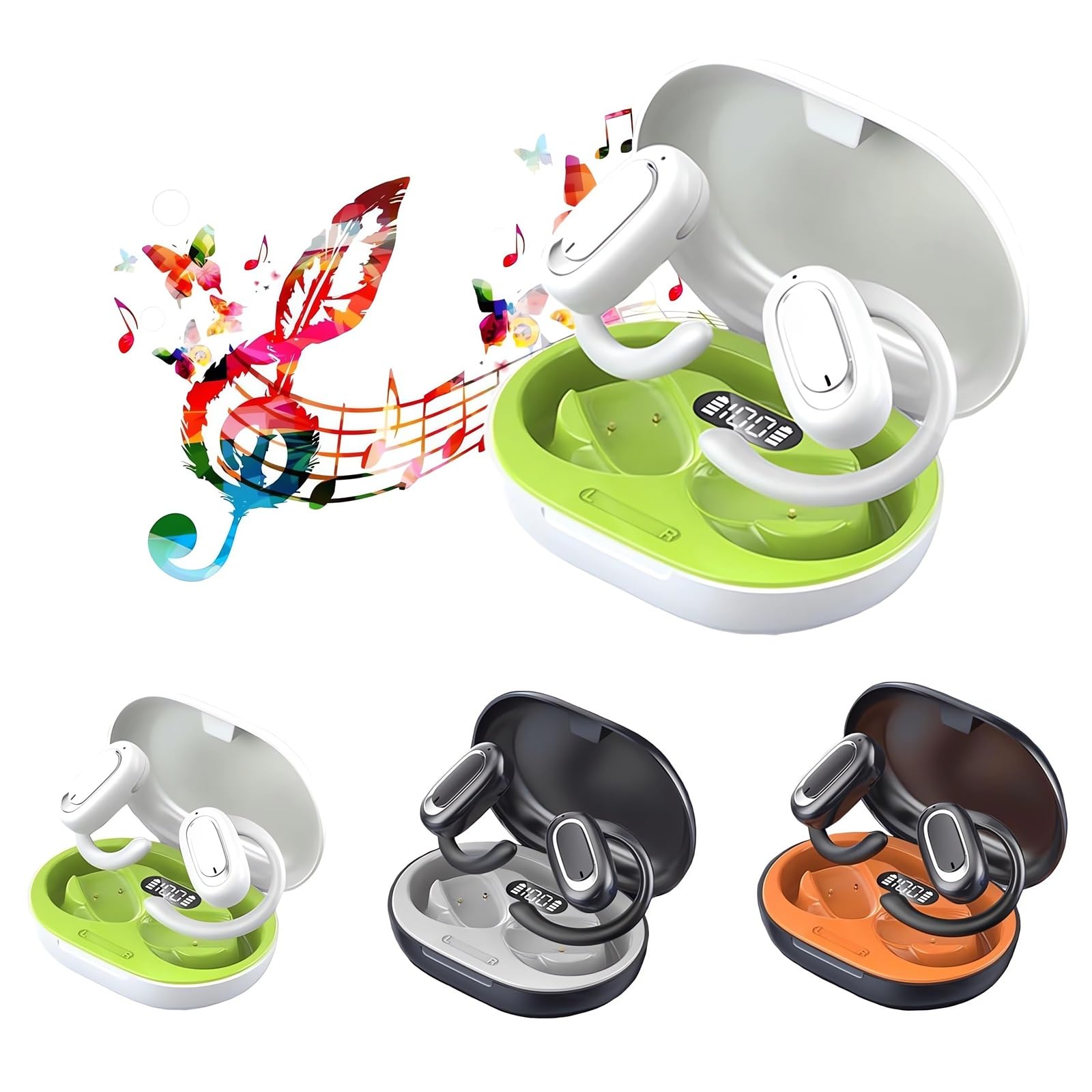 Amazon.com: 2024 Latest 3D Surround Sound Open Ows Bluetooth Headset ...