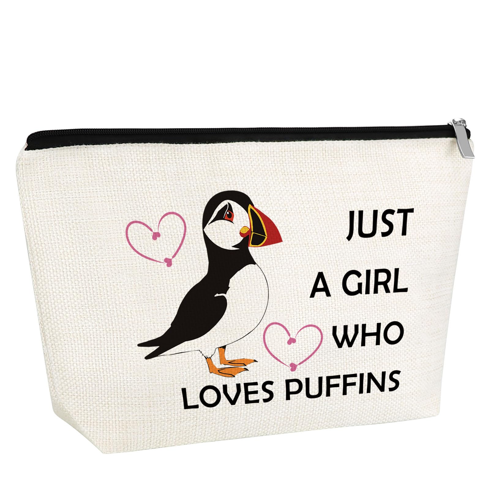 Amazon.com: Puffin Gift for Women Puffin Makeup Bag Puffin Bird Lover ...