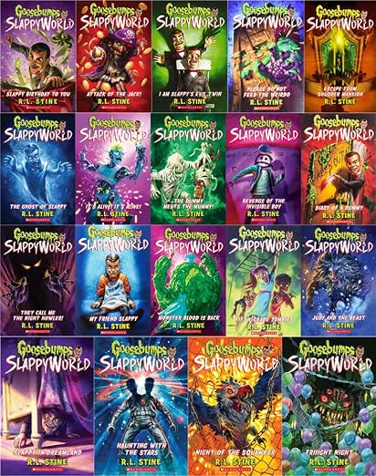Goosebumps SlappyWorld Total 19 Books Set (#1 - #19): R. L. Stine ...