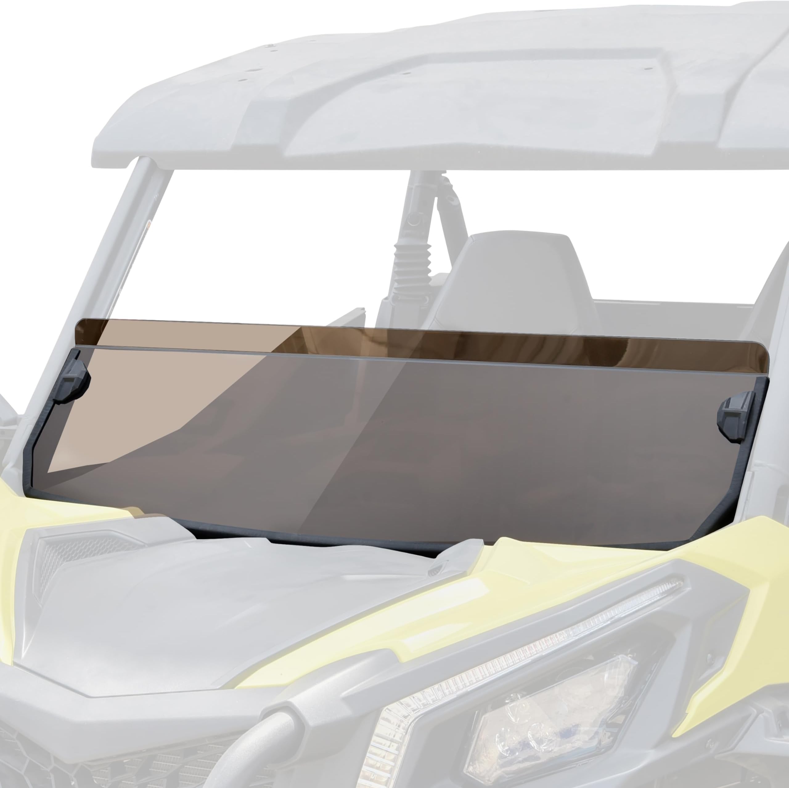 Amazon.com: SAUTVS Dark Tinted Front Half Windshield for Can-Am Trail ...