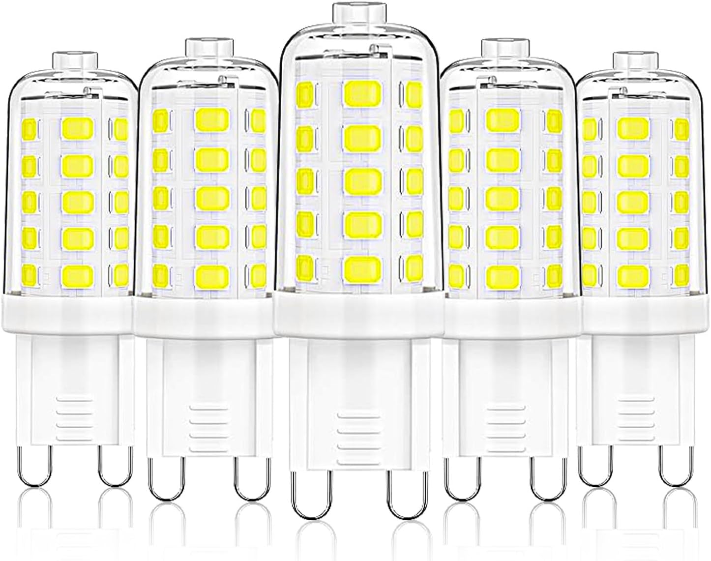 G9 LED Bulb Dimmable, Daylight White 6000K COB G9 LED Bulb, 5W G9 Base ...