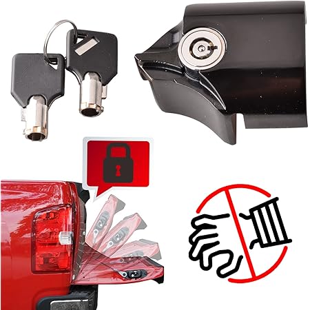 Amazon.com: GrteRokky Tailgate Anti-Theft Lock Compatible for Toyota ...