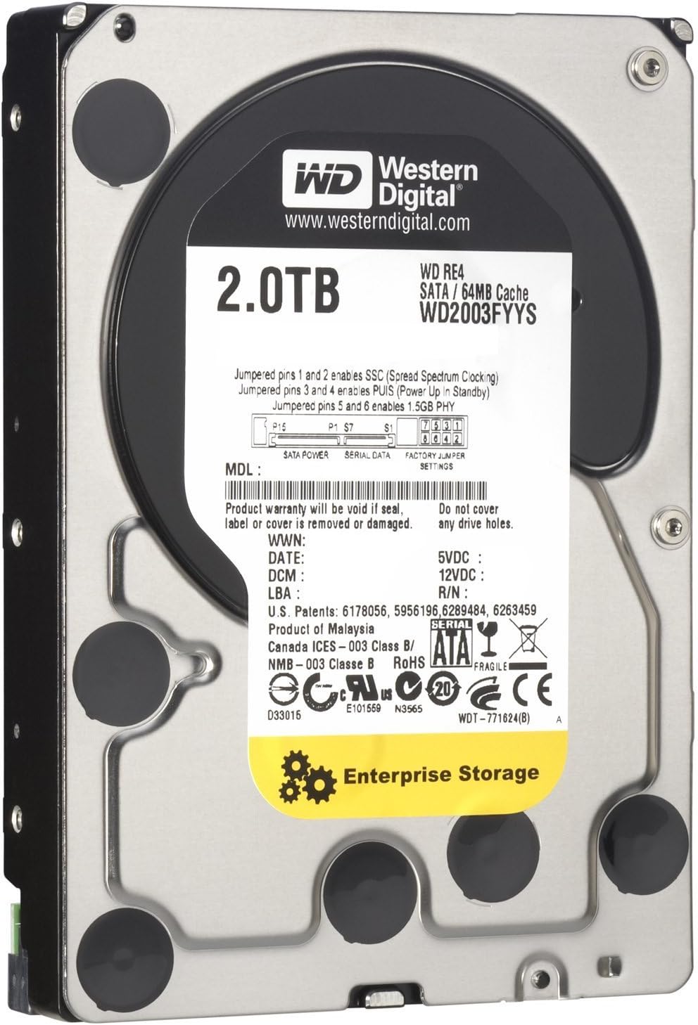 WD VelociRaptor Entreprise WD3000HLFS Disque dur interne 3.5'' SATA 10 ...